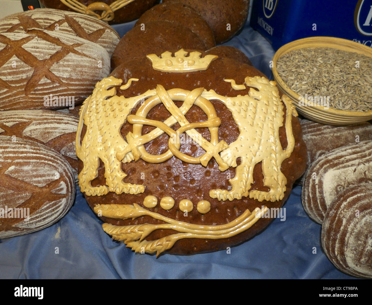 Germany Bavarian bread Stock Photo - Alamy
