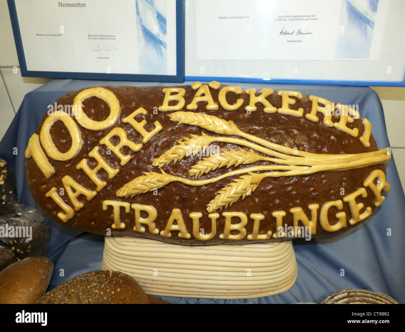 100 years ceremonial bread Germany Bavarian bread Stock Photo - Alamy