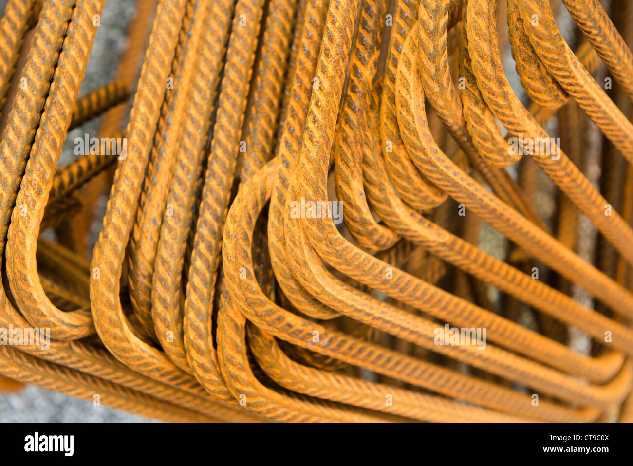 Iron rods in a building site Stock Photo - Alamy