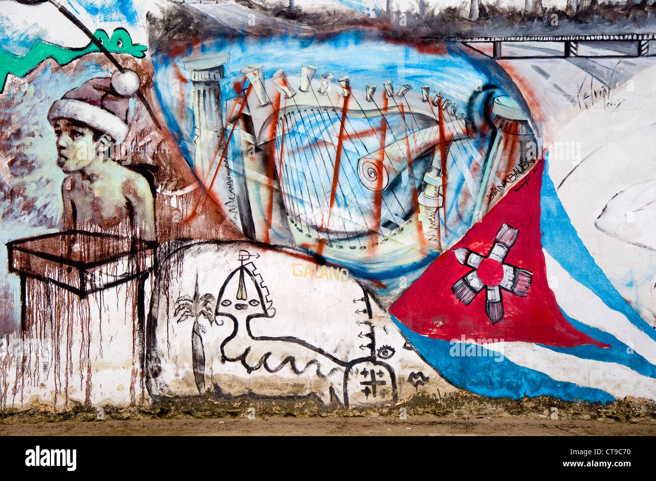 Graffiti, La Havana, Cuba Stock Photo - Alamy