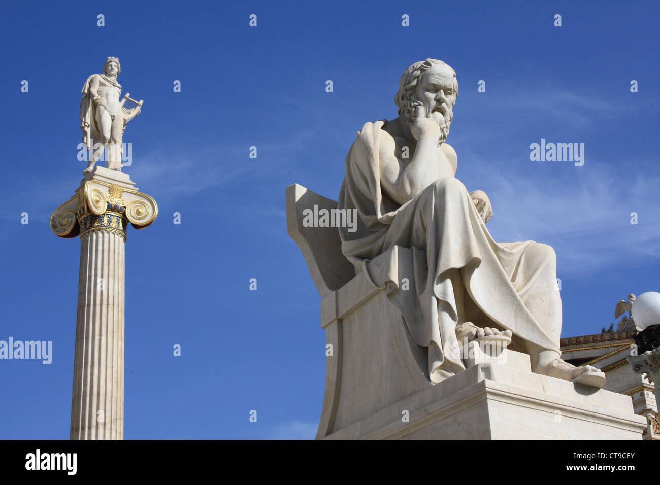 Socrates athens statue hi-res stock photography and images - Alamy