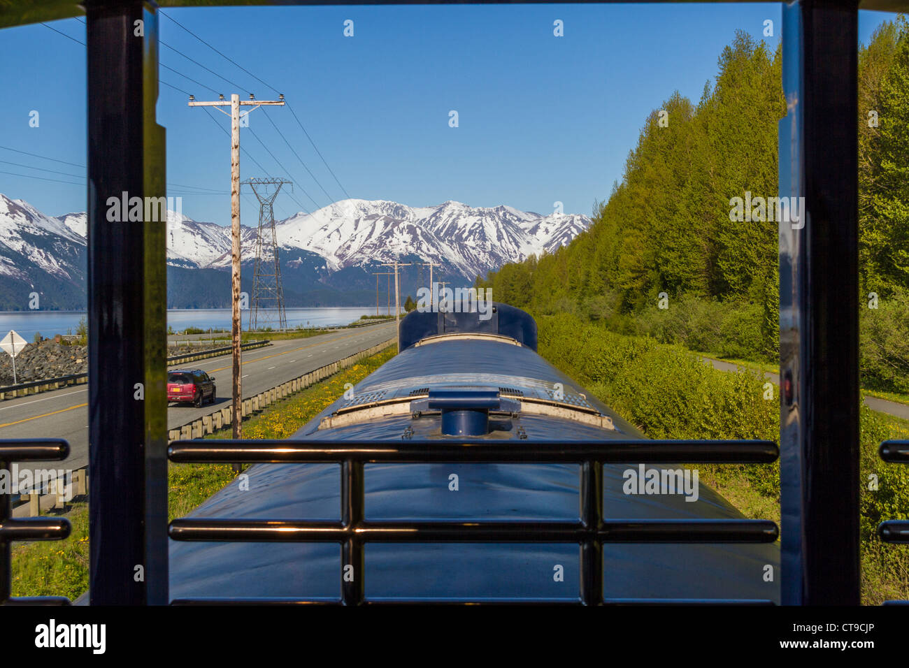 Alaska railroad coastal classic hi-res stock photography and images - Alamy