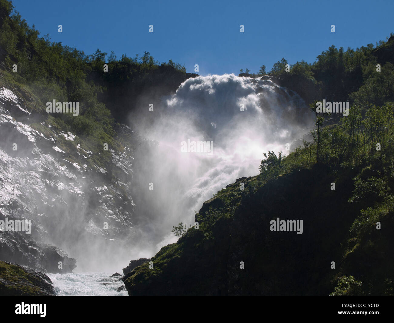 Kjosfossen waterfall hi-res stock photography and images - Alamy