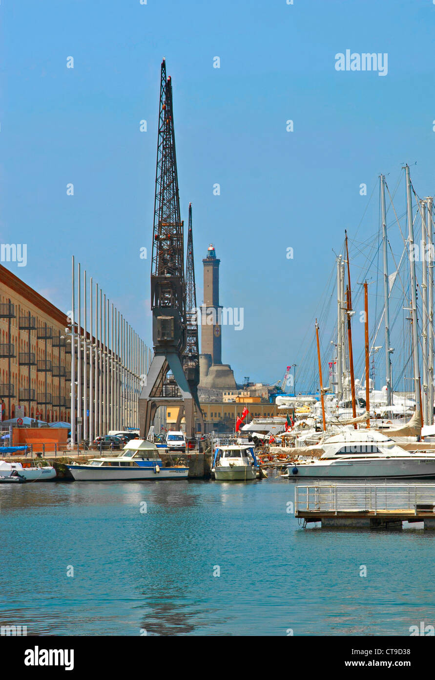Ancient port of Genoa Stock Photo - Alamy