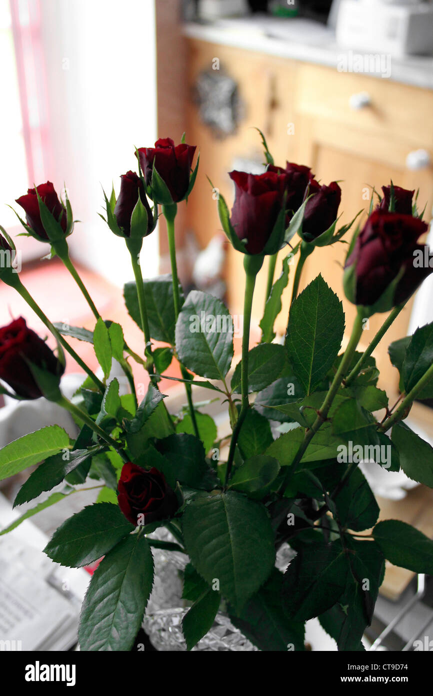 Boquet of roses Stock Photo - Alamy
