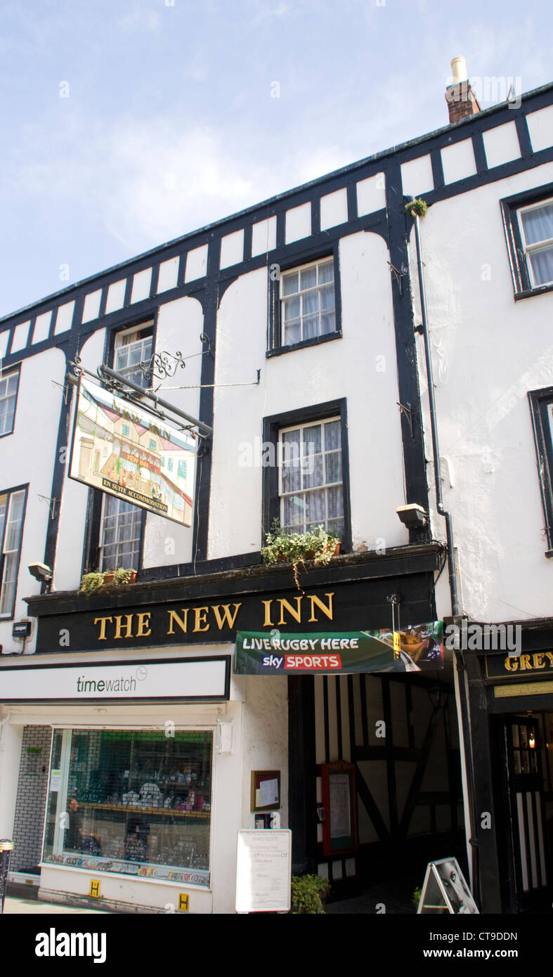 The New Inn Gloucester Gloucestershire England UK Stock Photo - Alamy