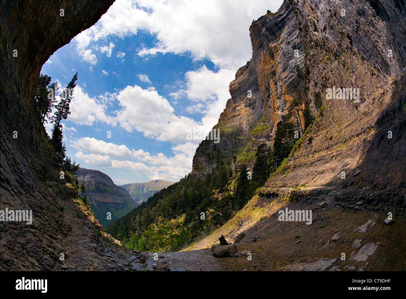 Faja Racon; footpath; Ordesa National Park; Pyrenees; Spain; taken with ...