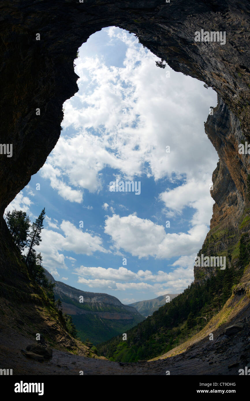 Faja Racon; footpath; Ordesa National Park; Pyrenees; Spain; taken with ...