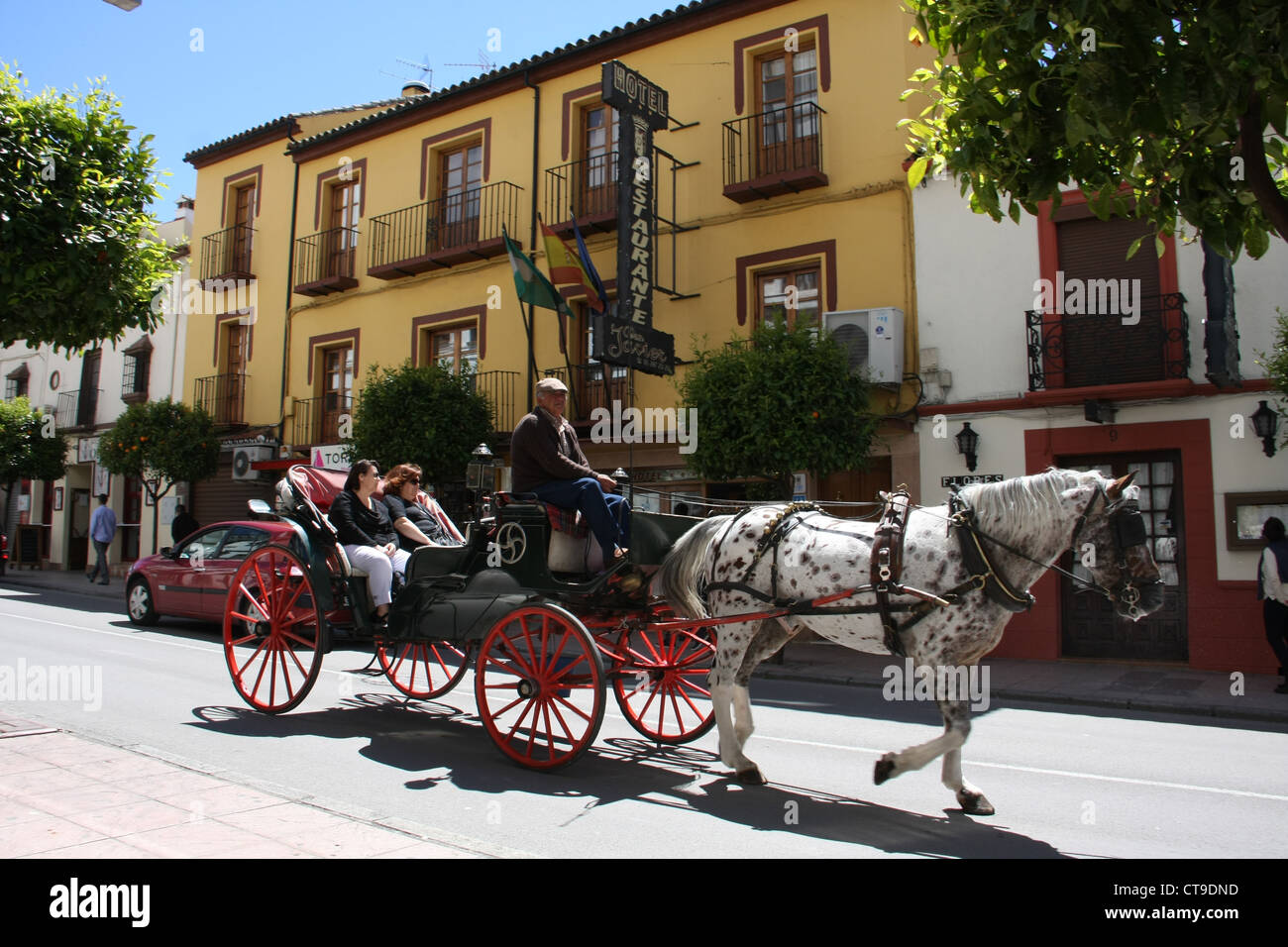 Malaga city horse carriage hi-res stock photography and images - Alamy