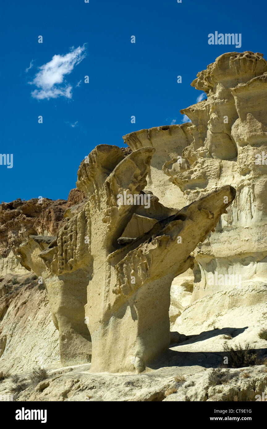 Natural rock sculptures Erosions, sandstone monuments sculpted by the ...