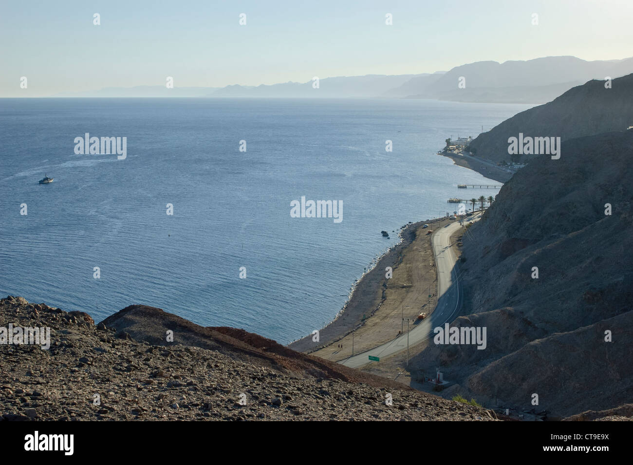 Taba border crossing from the Israeli side Stock Photo - Alamy