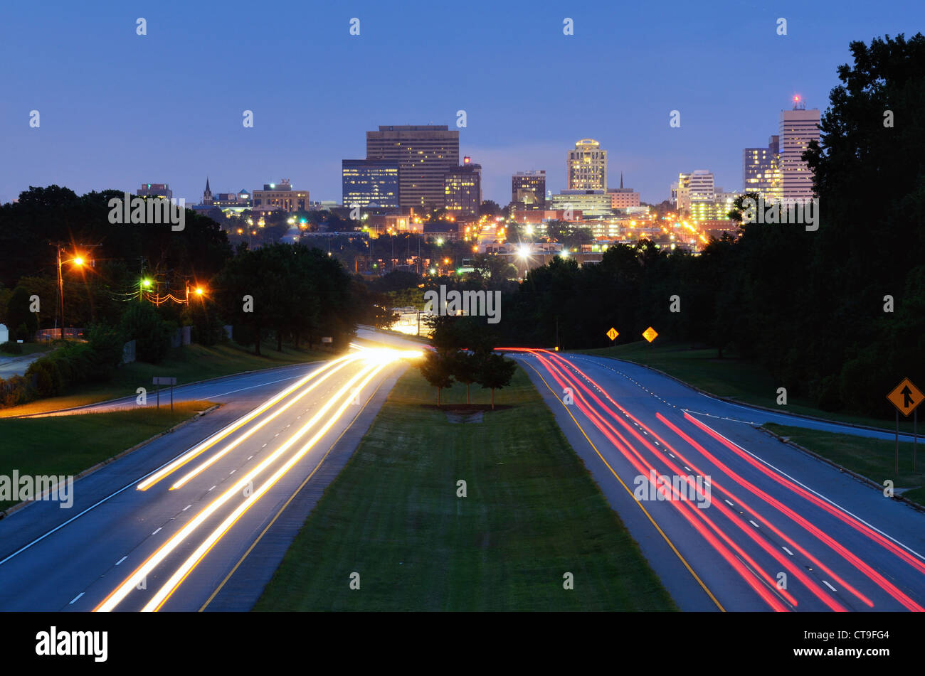 Skyline of downtown Columbia, South Carolina from above Jarvis Kaplan ...
