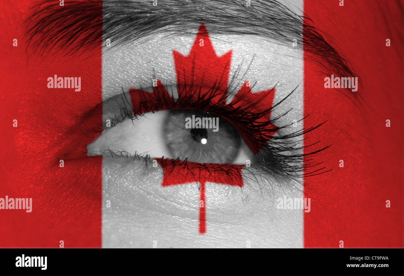 eye with flag Stock Photo - Alamy
