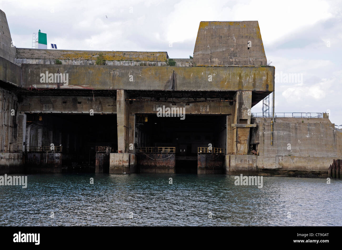 Submarine base of Kerman,K3,WW II,Atlantic wall,Lorient harbour ...