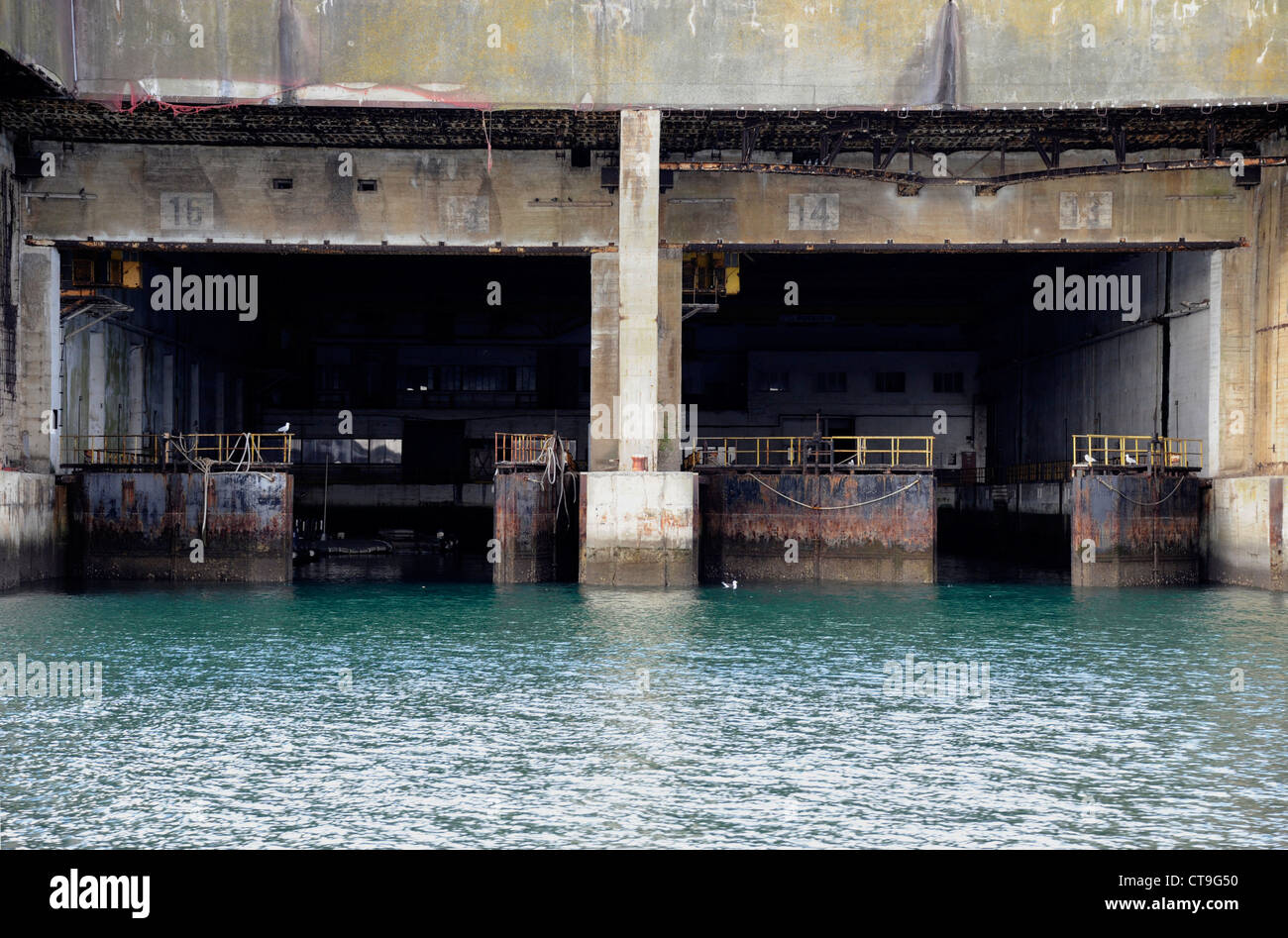 Submarine base of Kerman,K3,WW II,Atlantic wall,Lorient harbour ...