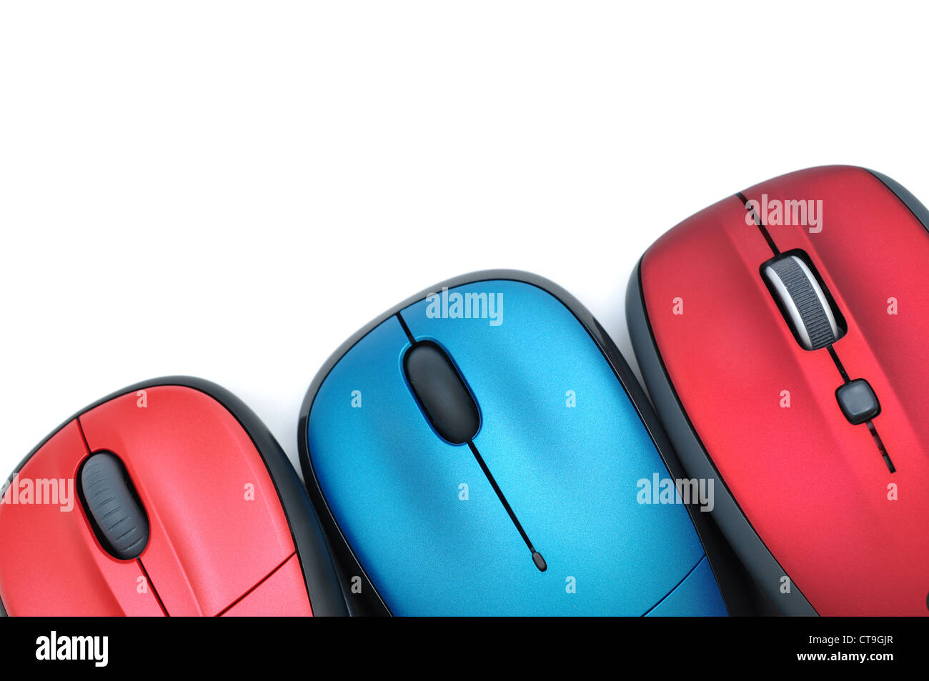 Colorful wireless mouses Stock Photo - Alamy