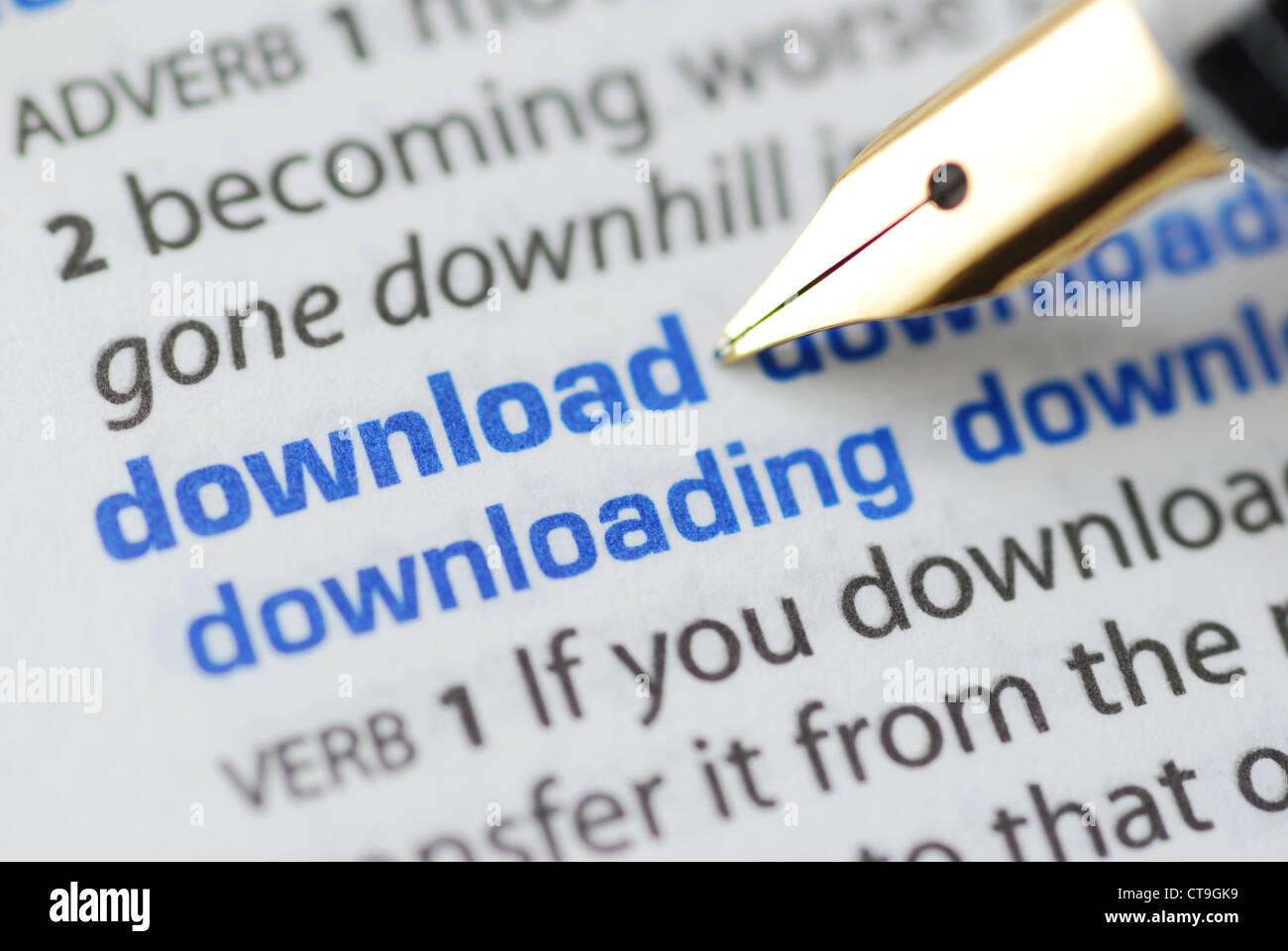Download - Dictionary Series Stock Photo - Alamy