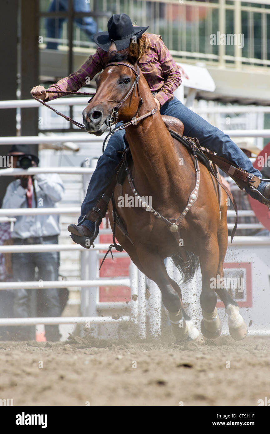 Bucking bronco woman hi-res stock photography and images - Alamy