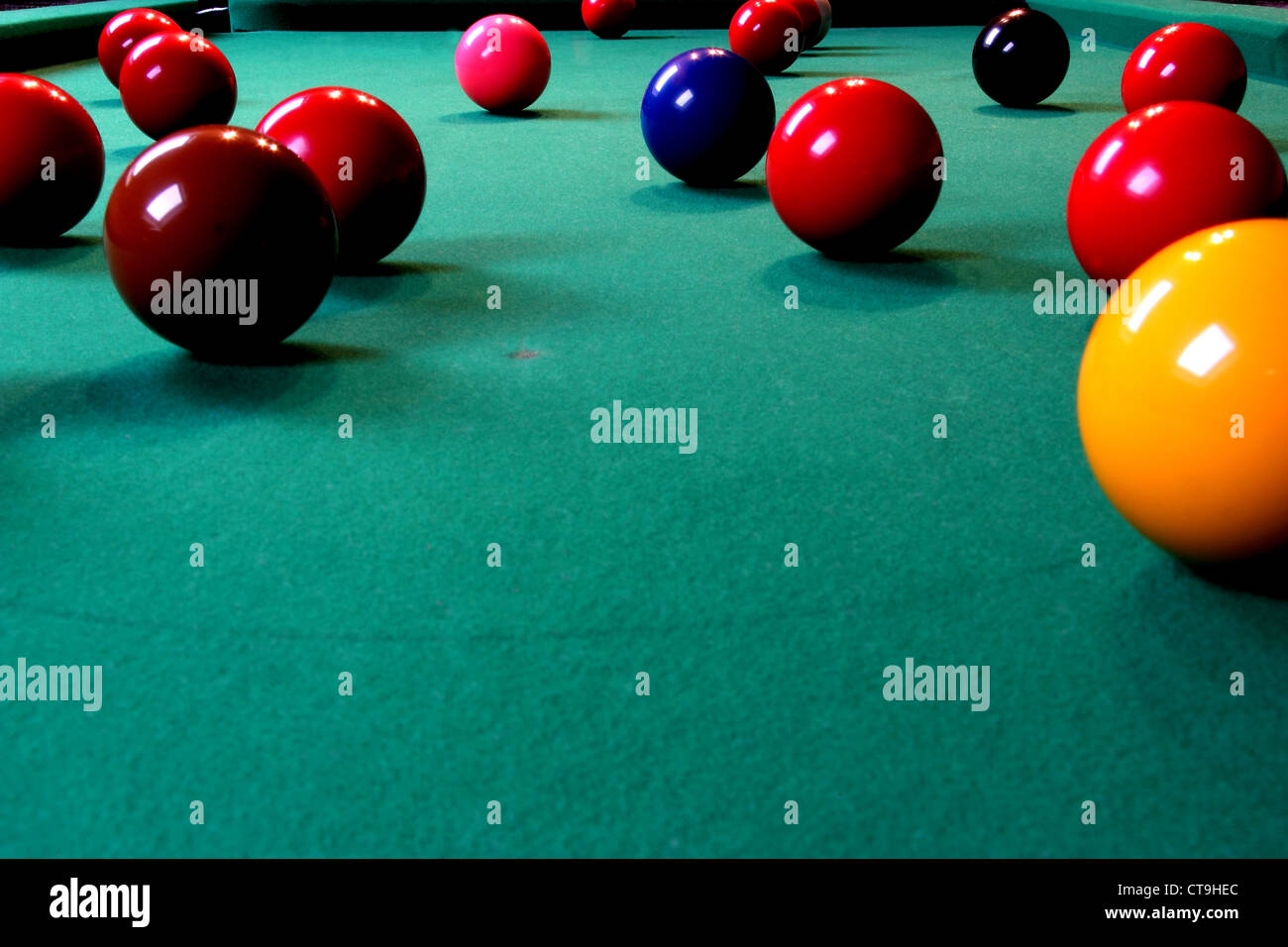 Snooker Table Balls High Resolution Stock Photography and Images - Alamy