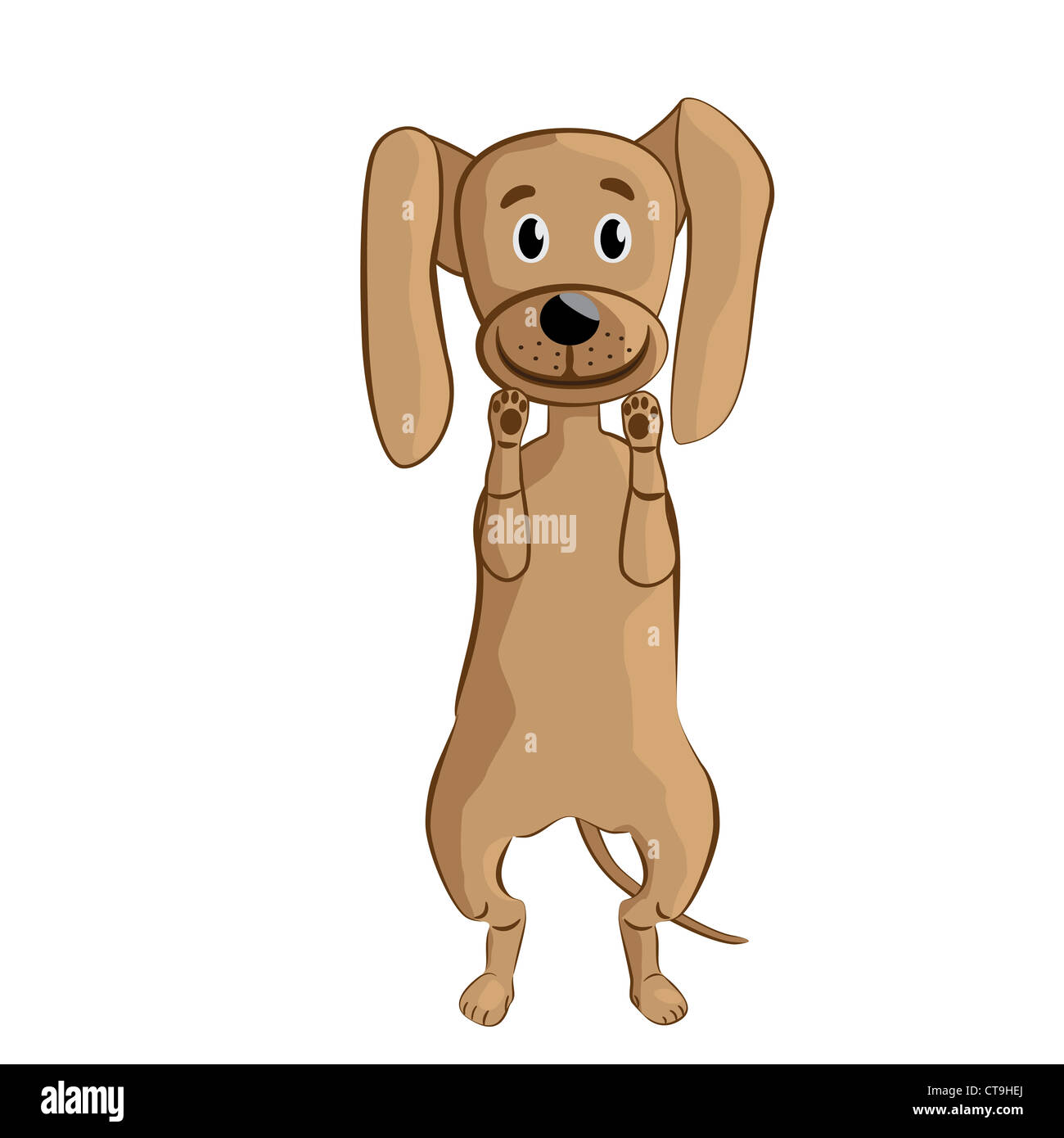 Cartoon Dogs Doing Tricks