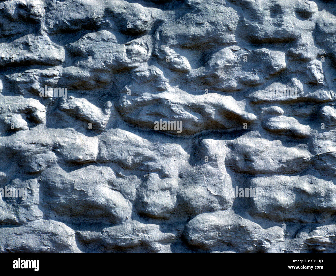 Whitewashed stone wall, Wiltshire, UK Stock Photo - Alamy