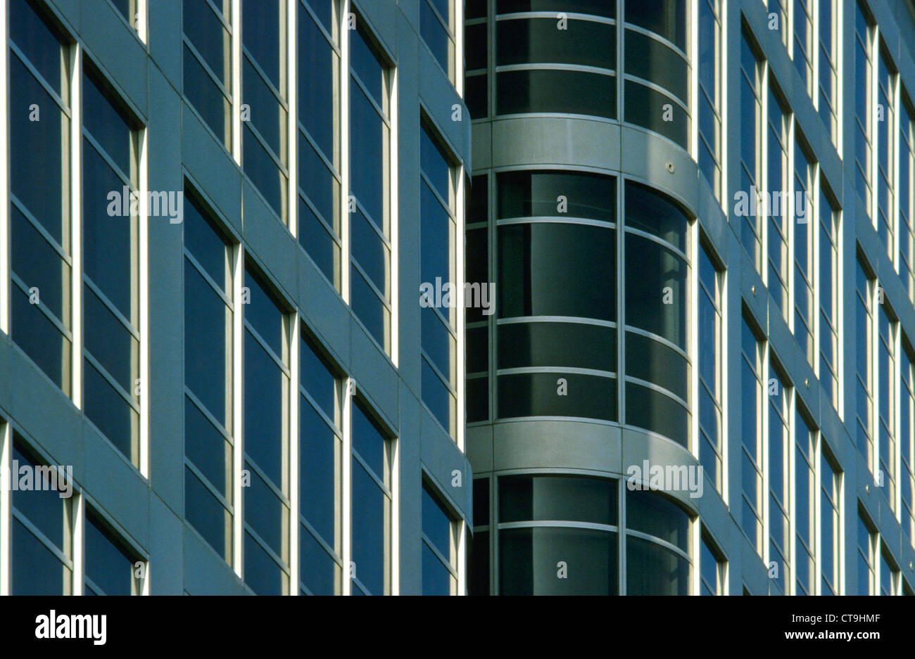 Modern office tower window wall, Swindon, Wiltshire, UK Stock Photo - Alamy