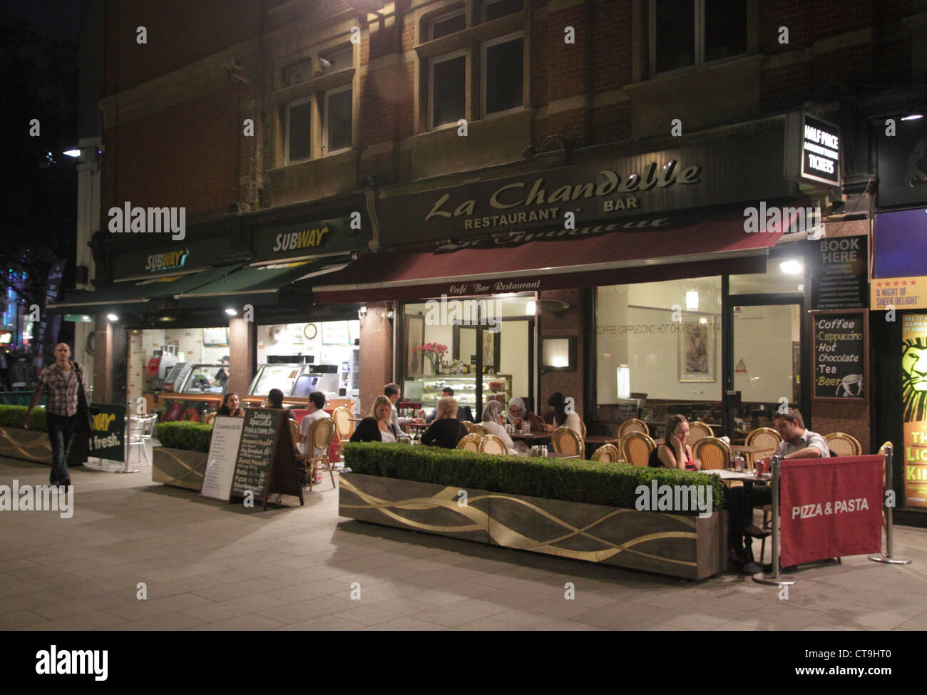 Leicester square restaurant hi-res stock photography and images - Alamy