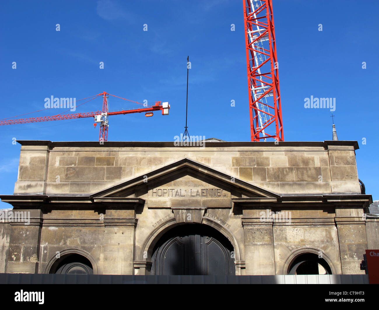 Hospital front gate hi-res stock photography and images - Alamy