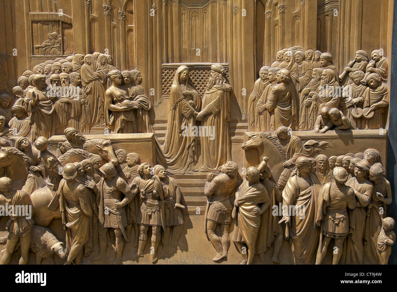 Solomon and the Queen of Sheba Lorenzo Ghiberti's Gates of Paradise ...