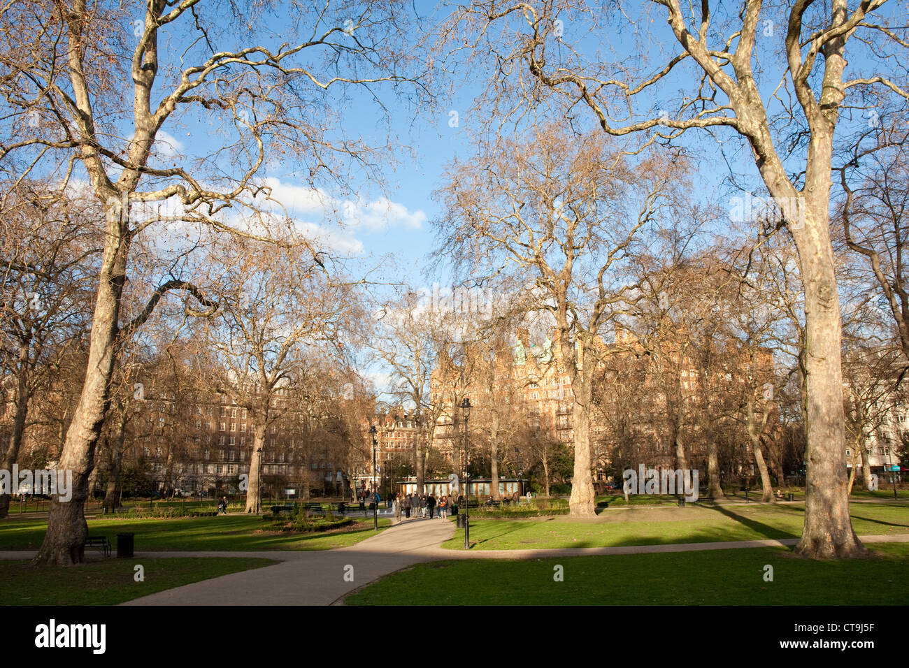 Russell Square, London in winter sunshine Stock Photo - Alamy