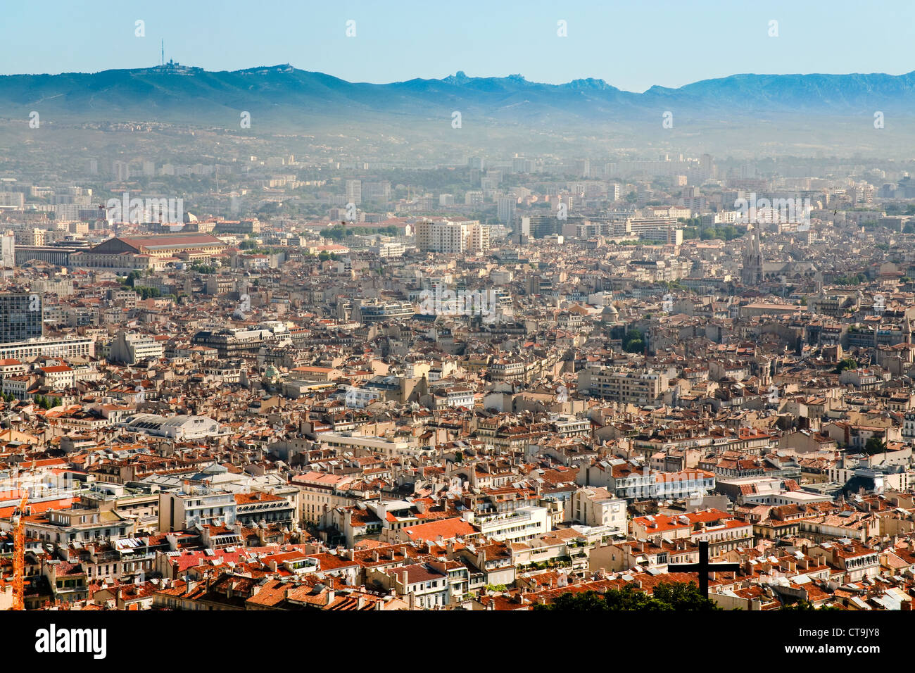 Birds eye view marseille france hi-res stock photography and images - Alamy