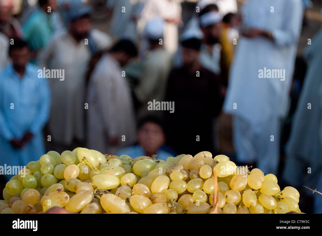 Afghan grapes in Pakistani fruit market in Islamabad Stock Photo - Alamy