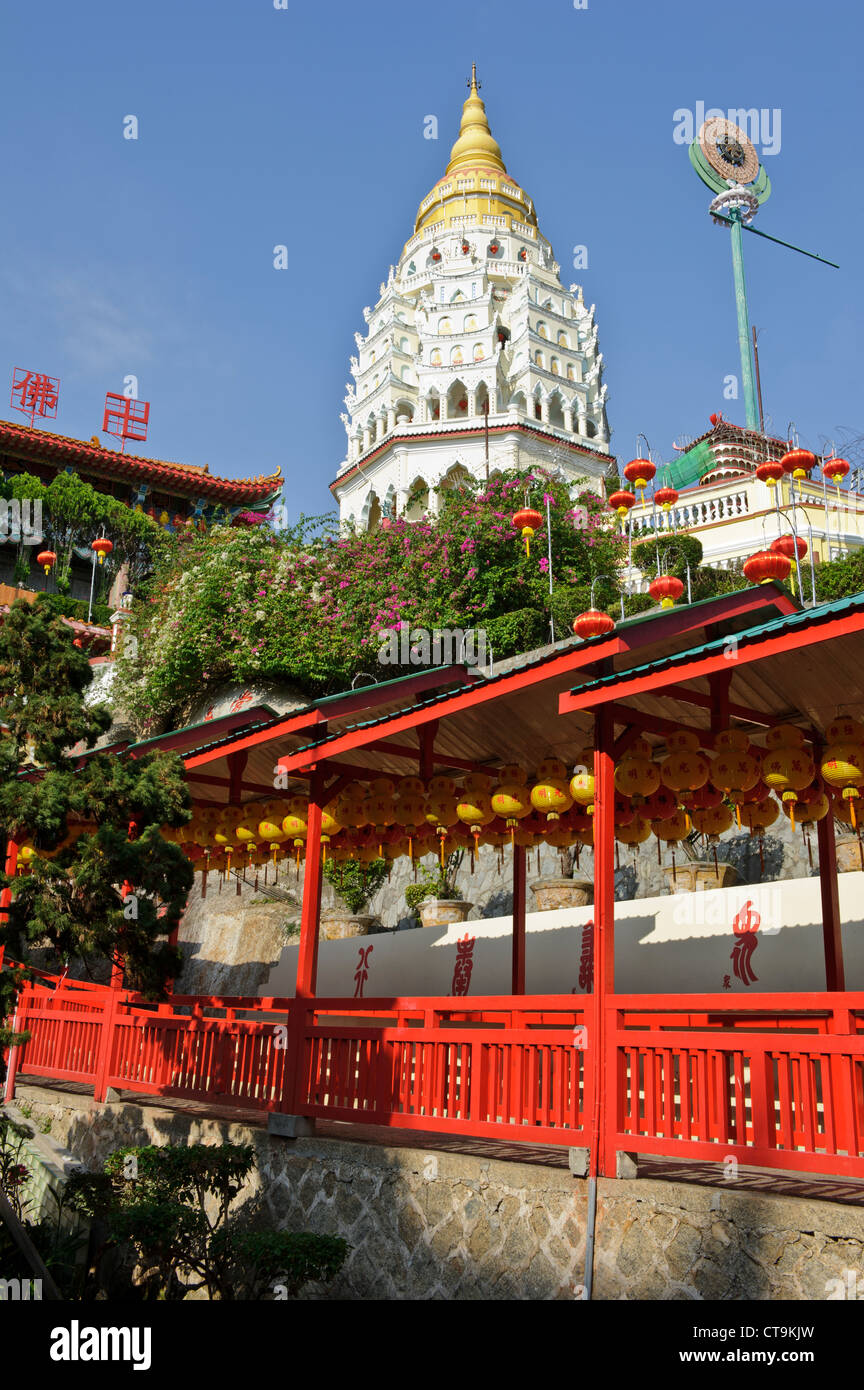 Seven storey Tower, Kek Lok Si Buddhist Temple, Penang, Malaysia Stock ...