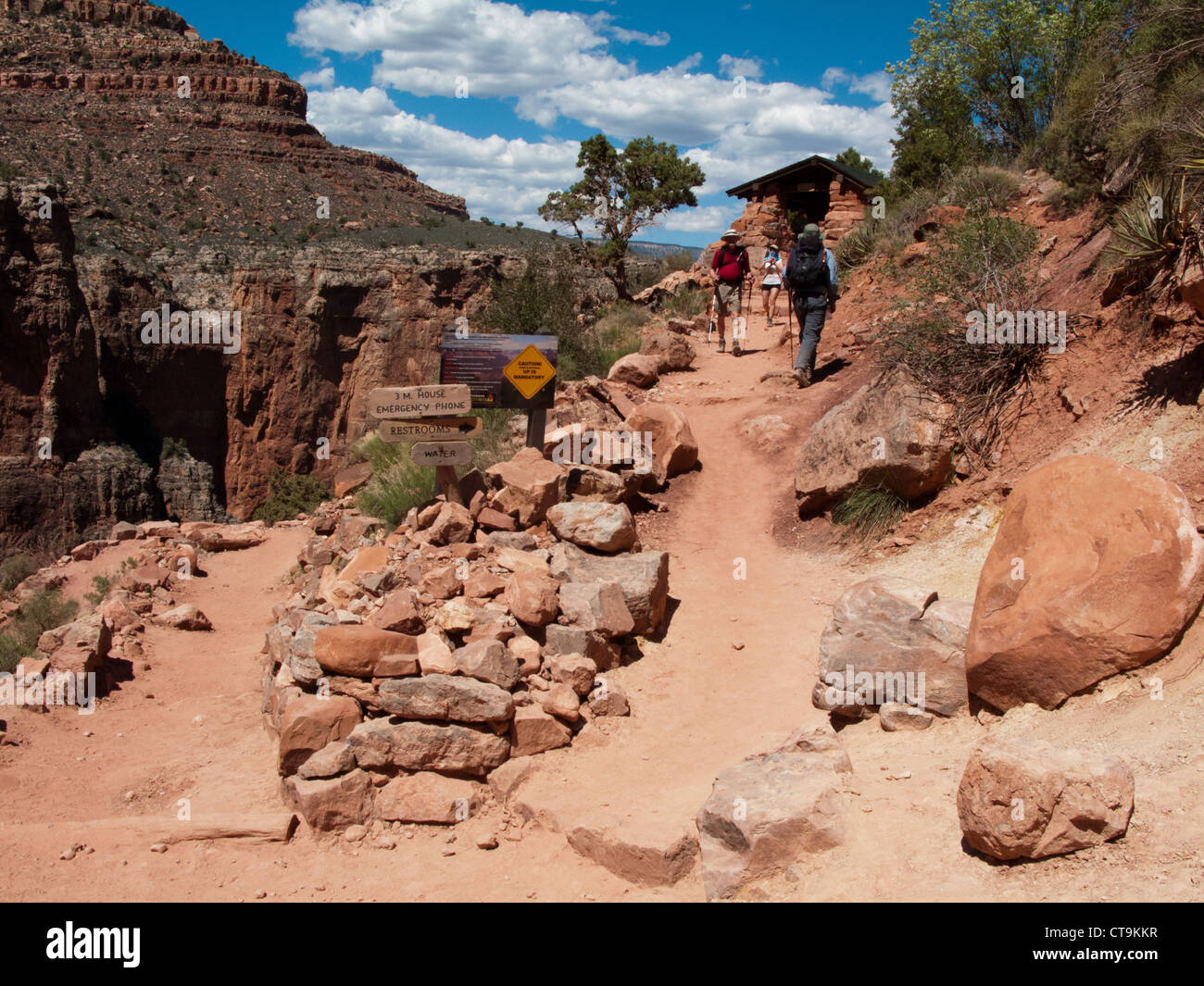 3 Mile Resthouse, Bright Angel Trail, Grand Canyon National Park ...