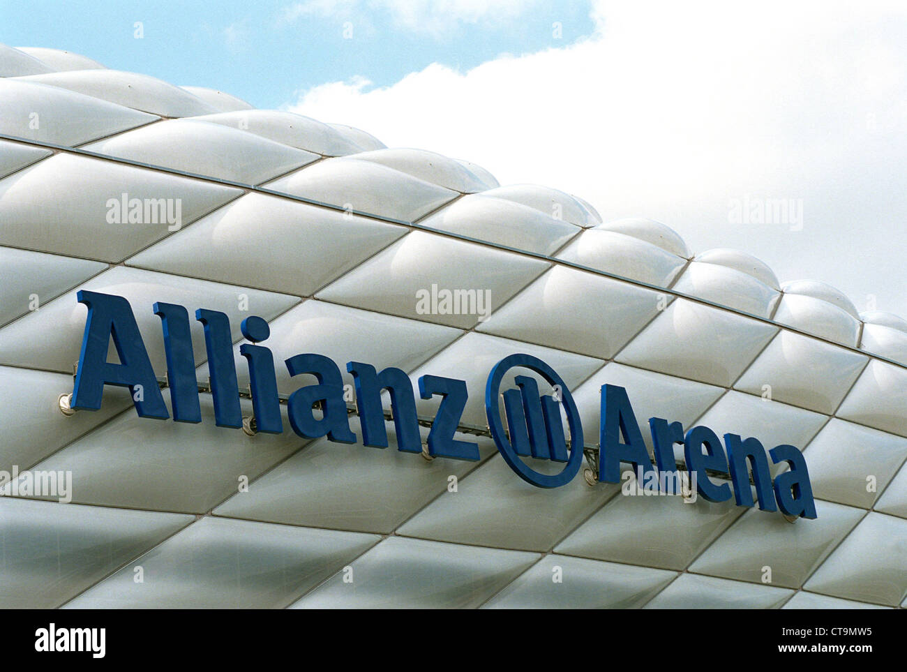 Lettering Allianz Arena Stock Photo - Alamy