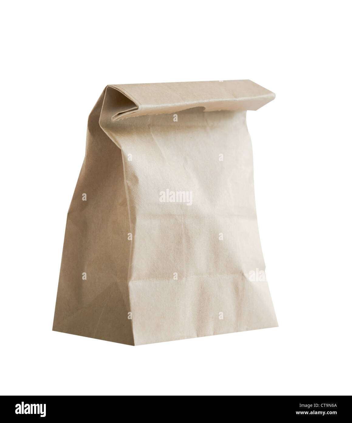 photo of paper bags on white background Stock Photo - Alamy