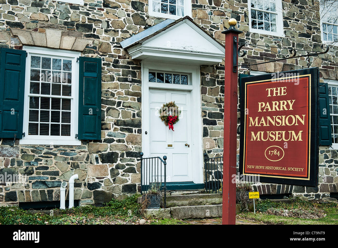 Parry Mansion Museum, New Hope, Pennsylvania, USA Stock Photo - Alamy