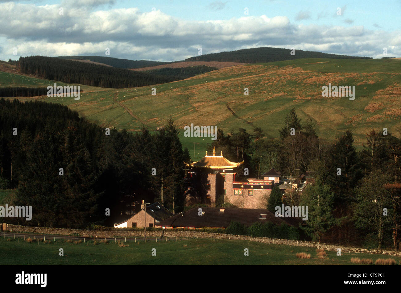 The Kagyu Samye Ling Monastery in Scotland Temple Stock Photo - Alamy