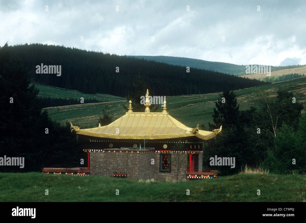 The Kagyu Samye Ling Monastery in Scotland Temple Stock Photo - Alamy