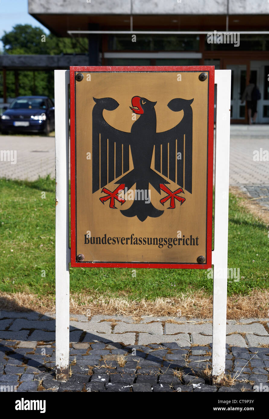 Karlsruhe, authorities sign the Federal Constitutional Court Stock ...