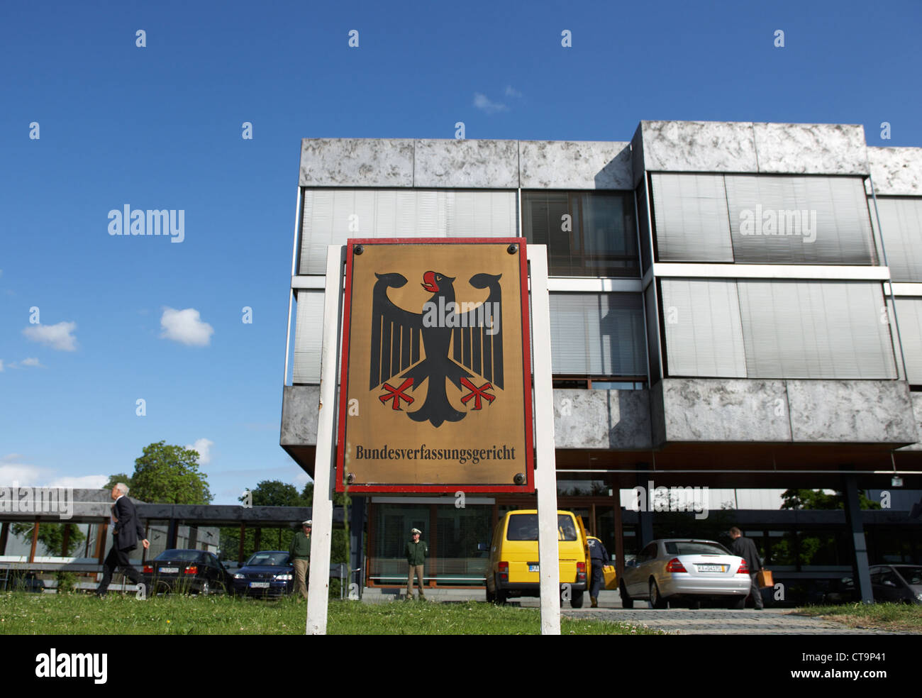Karlsruhe, authorities sign the Federal Constitutional Court Stock ...