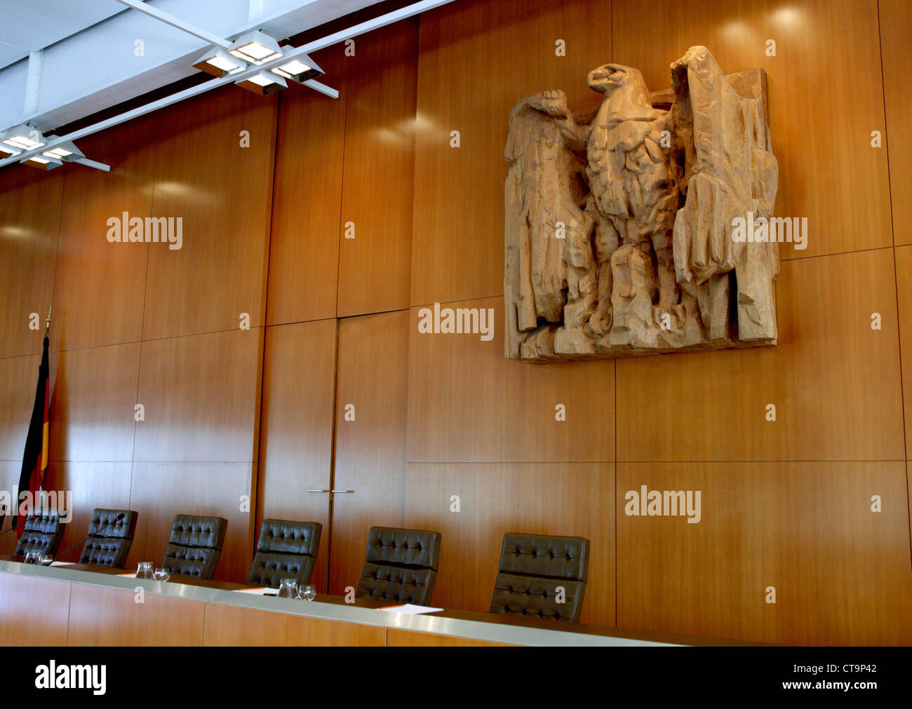 Karlsruhe, the courtroom in the Federal Constitutional Court Stock ...