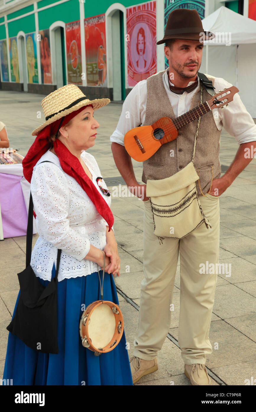 Spain, Canary Islands, Gran Canaria, Las Palmas, Dia de las Canarias ...