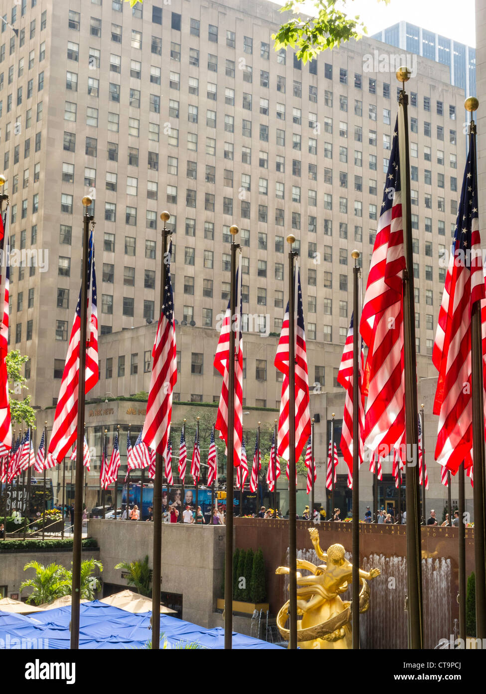 Flags In Rockefeller Center at Donald Frame blog