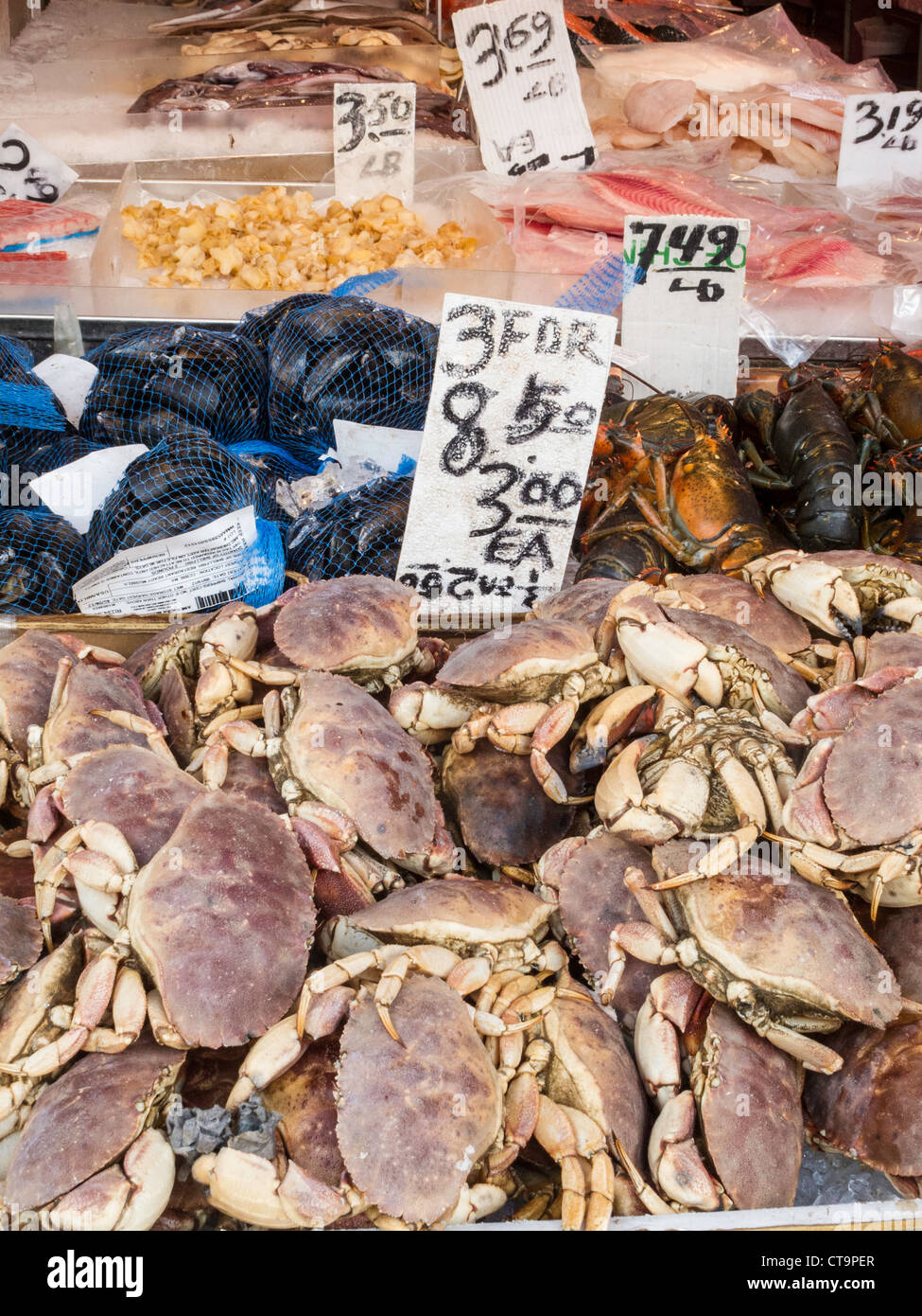 Fish Market, Chinatown, NYC Stock Photo - Alamy