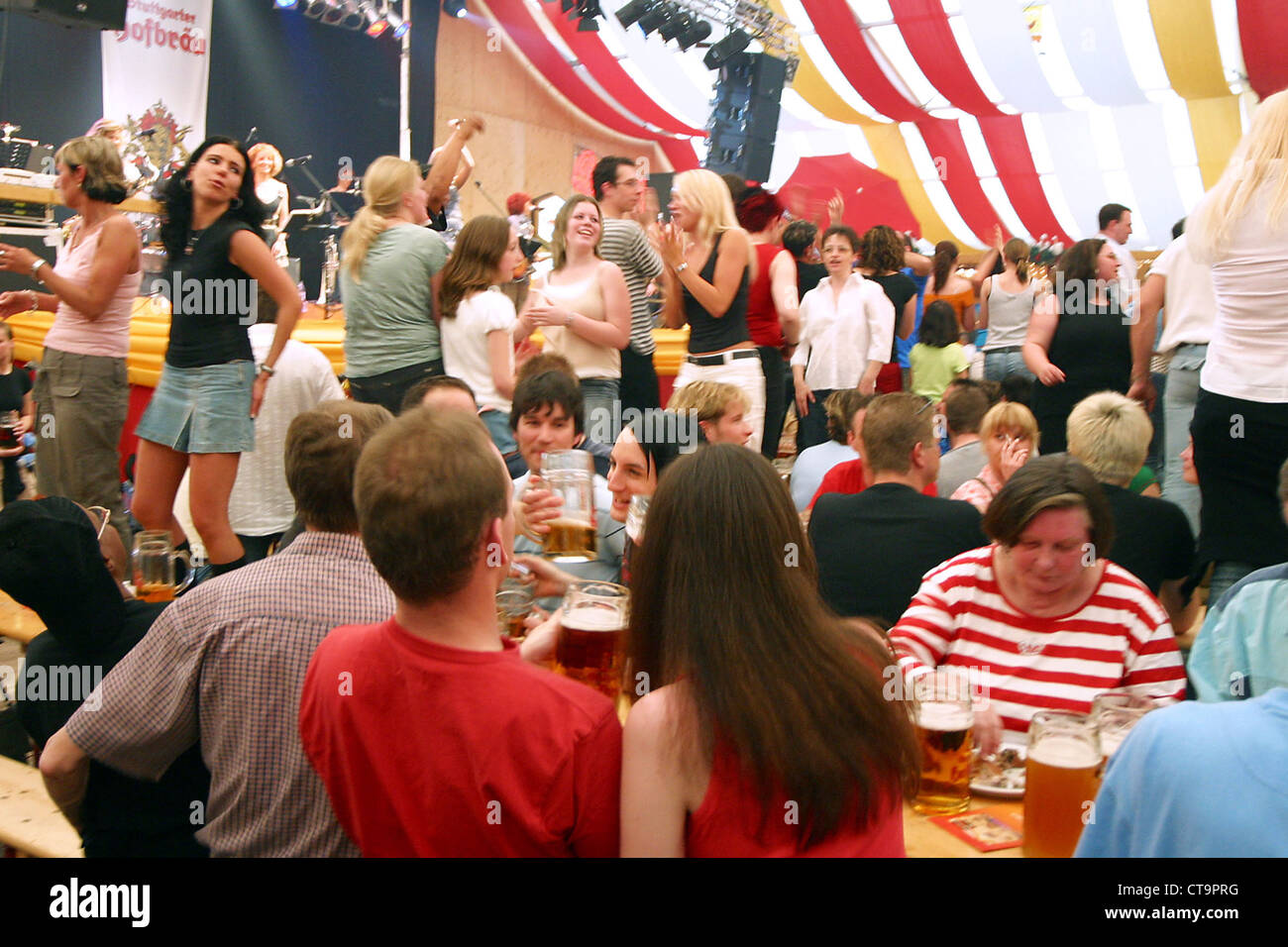 Hofbrau beer tent hi-res stock photography and images - Alamy