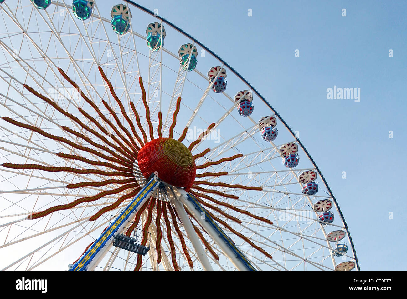 Ferris Wheel at the Fair Stock Photo - Alamy