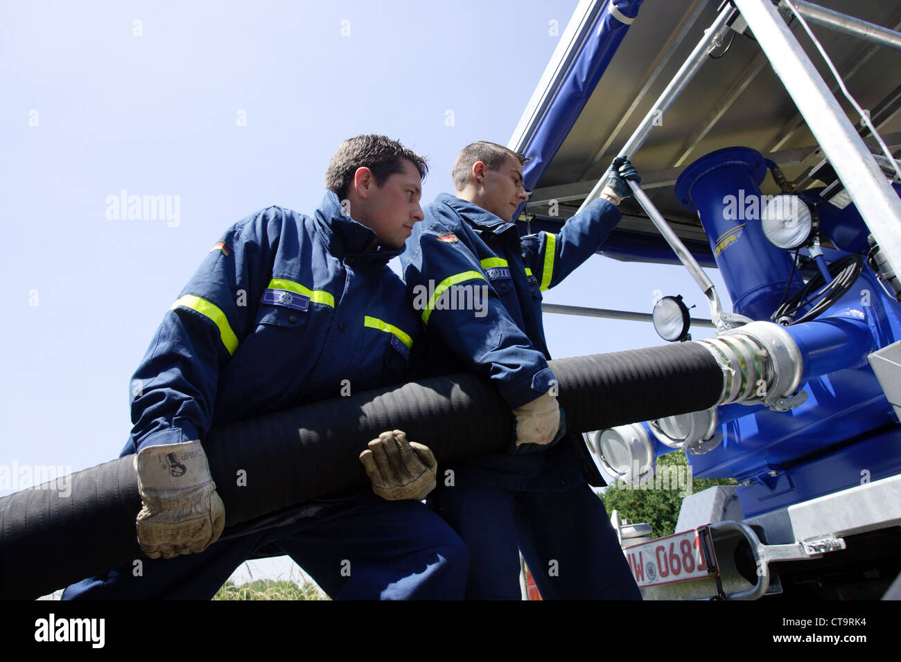 THW, technical support, Division Water Damage Pump Stock Photo - Alamy