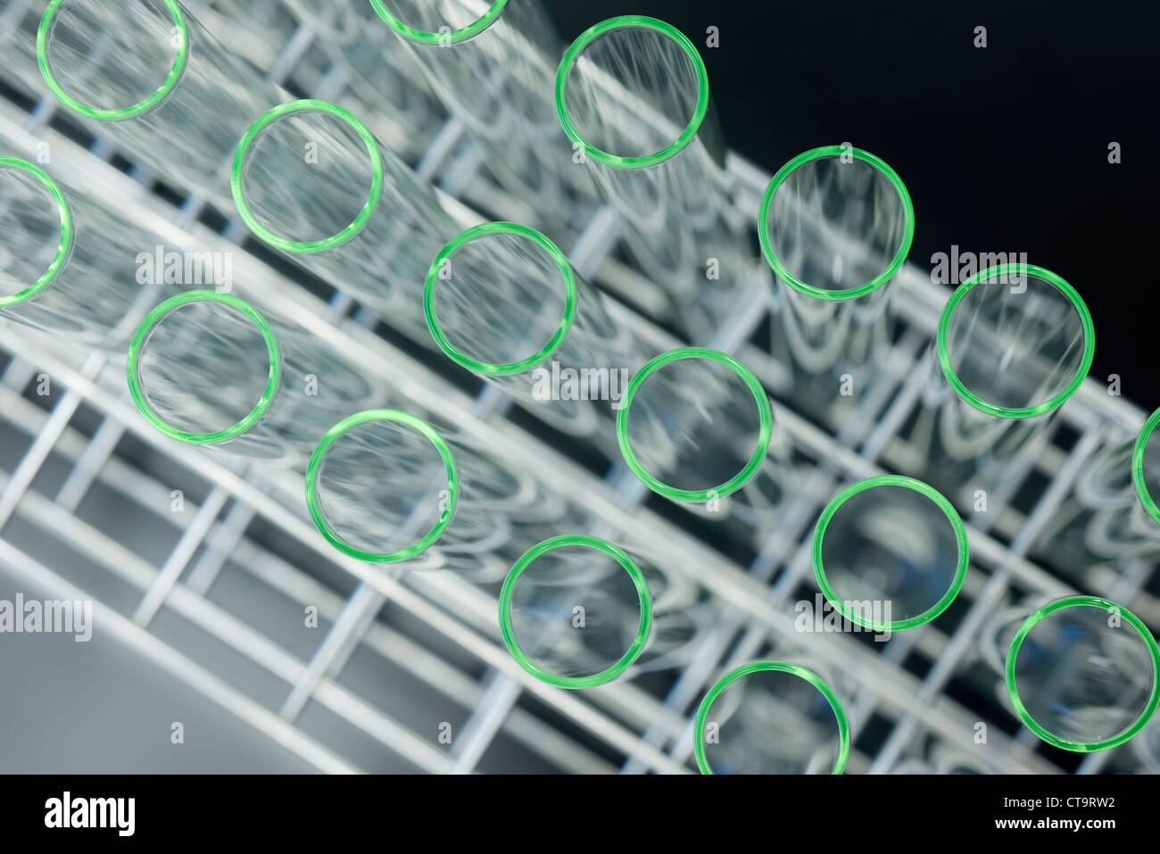 A series of test tubes in a test tube rack Stock Photo - Alamy