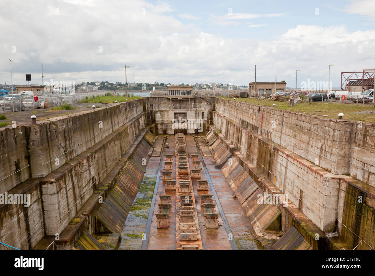 Dry Dock, St Malo, Brittany, France Stock Photo - Alamy